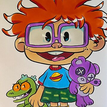 "Cute Chucky sticker rugrat" Sticker for Sale by AnniLocDotCom | Redbubble