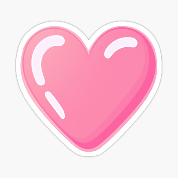"Bubblegum heart" Sticker for Sale by wonderxwander | Redbubble