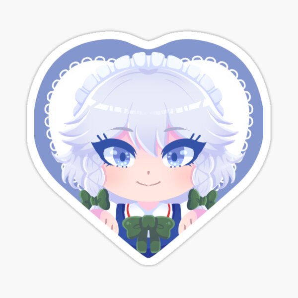 "Sakuya Izayoi" Sticker for Sale by Faburin | Redbubble