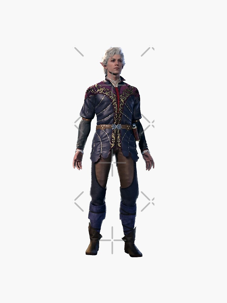 "Astarion Baldur’s Gate 3 full body" Sticker for Sale by TsunamiDesigns ...