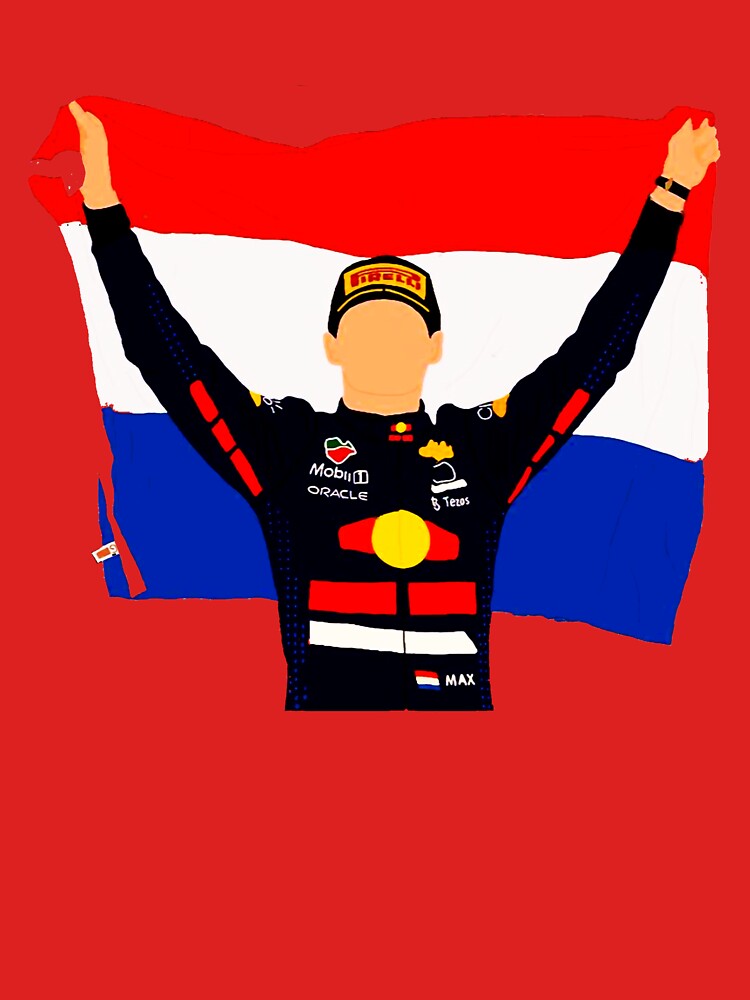 Max Ver stappen label 33 Classic T-Shirt sold by Modernism Sile | SKU ...