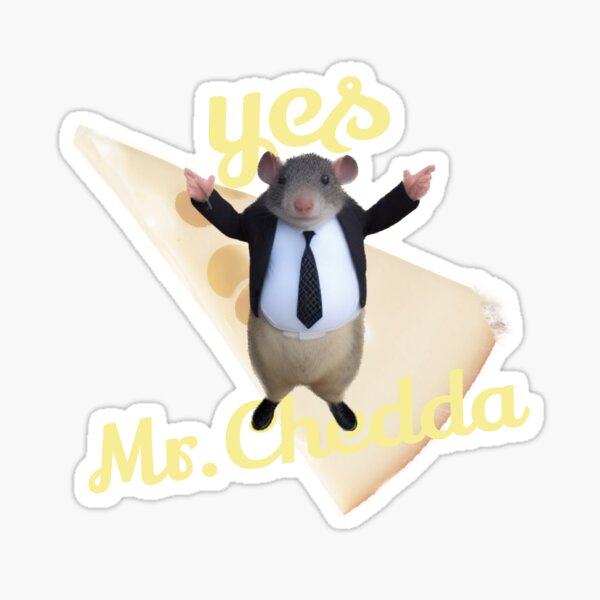 "Mr.Chedda - Funny " Sticker for Sale by CliffsOfficial | Redbubble