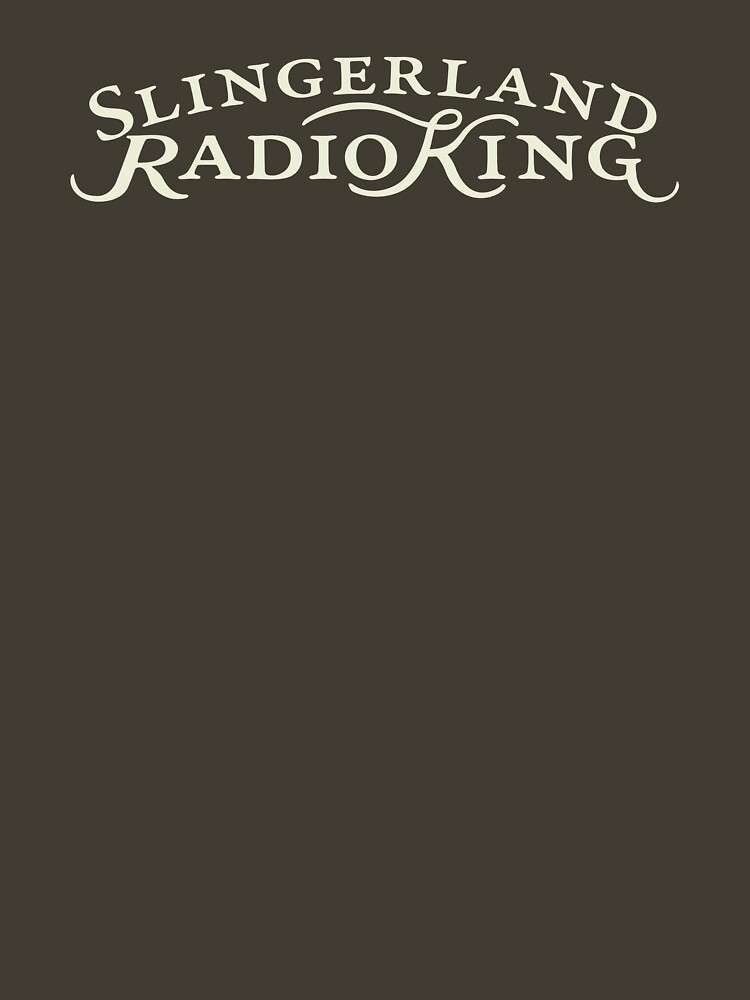 "Vintage Slingerland Radio King Logo (off-white ink for dark ...