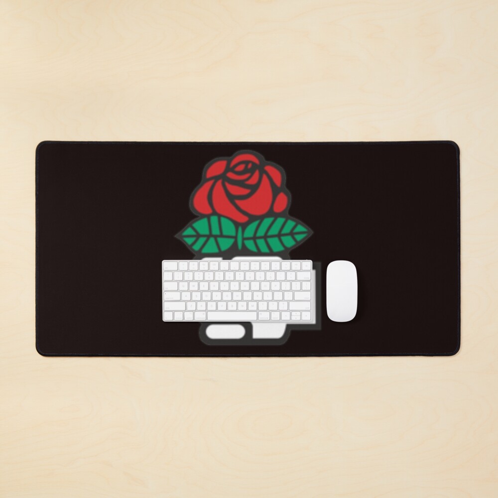 "Social Democracy Rose Logo " Sticker for Sale by ALPHONDONDIN | Redbubble