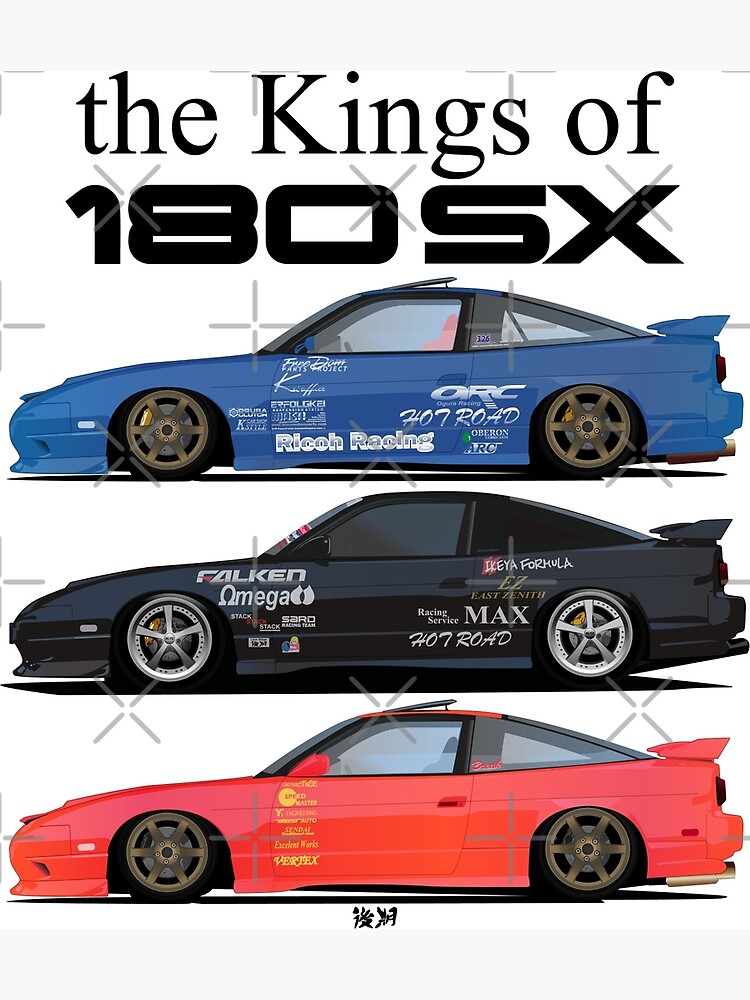 "Kings of 180SX" Poster for Sale by merlz | Redbubble