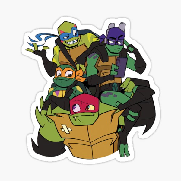 "ROTTMNT family " Sticker for Sale by meglios | Redbubble