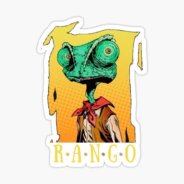 "Rango Duke Retro Vintage Movie" Sticker for Sale by Mirakiddo | Redbubble