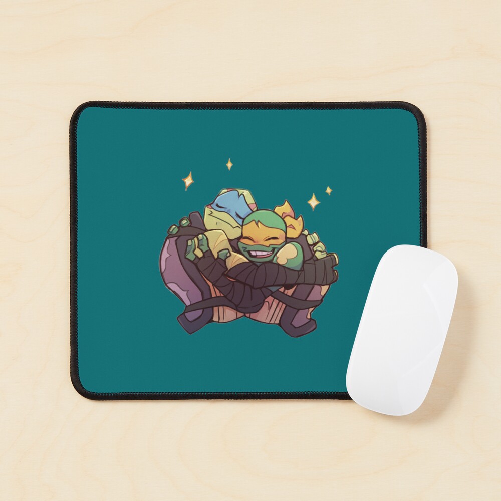 "Mikey and Leo hug ROTTMNT " Sticker for Sale by chocrillon | Redbubble