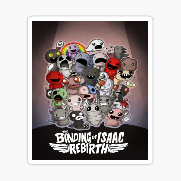"the binding of isaac" Sticker for Sale by UrbanElegance | Redbubble
