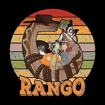 "Rango Duke Retro Movie" Sticker for Sale by Mirakiddo | Redbubble