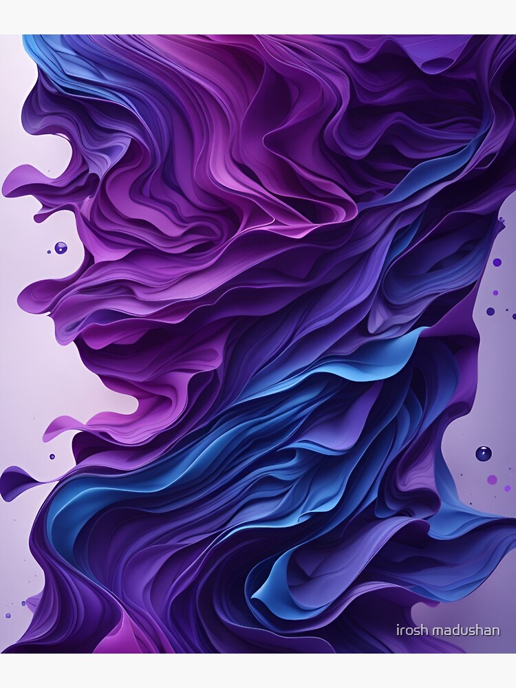 "blue abstract" Sticker for Sale by irosh madushan | Redbubble