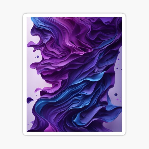 "blue abstract" Sticker for Sale by irosh madushan | Redbubble