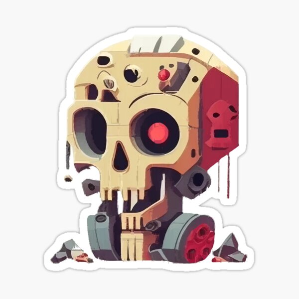 "mech skull sith lord dark side inspired robot skull tattoo design ...