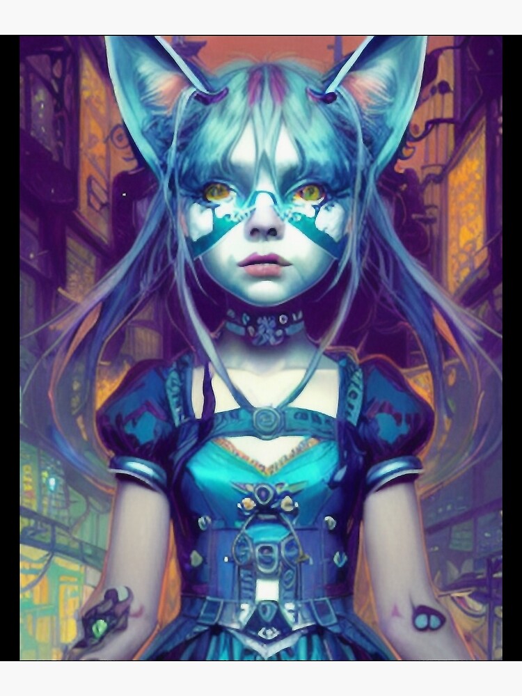 "Cyberpunk Alice Wonderland" Poster for Sale by YonGorham | Redbubble