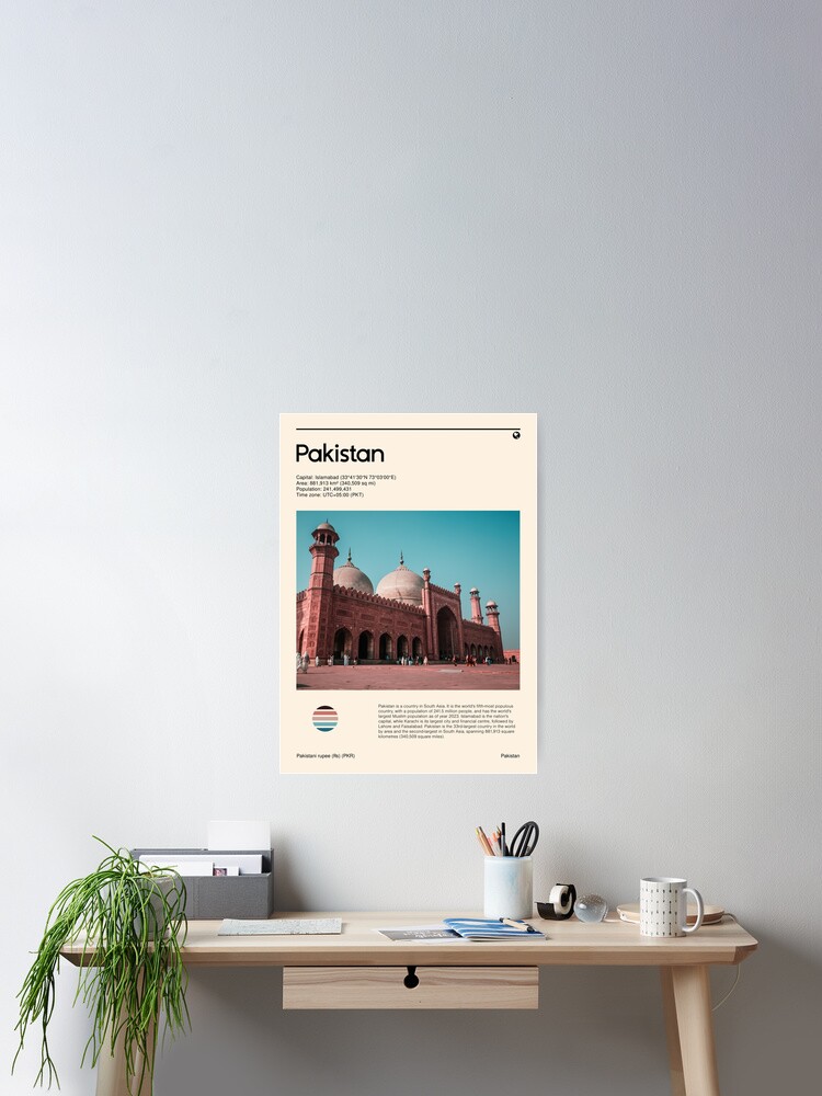 "Visit Pakistan (Travel poster)" Poster for Sale by RabbitK | Redbubble