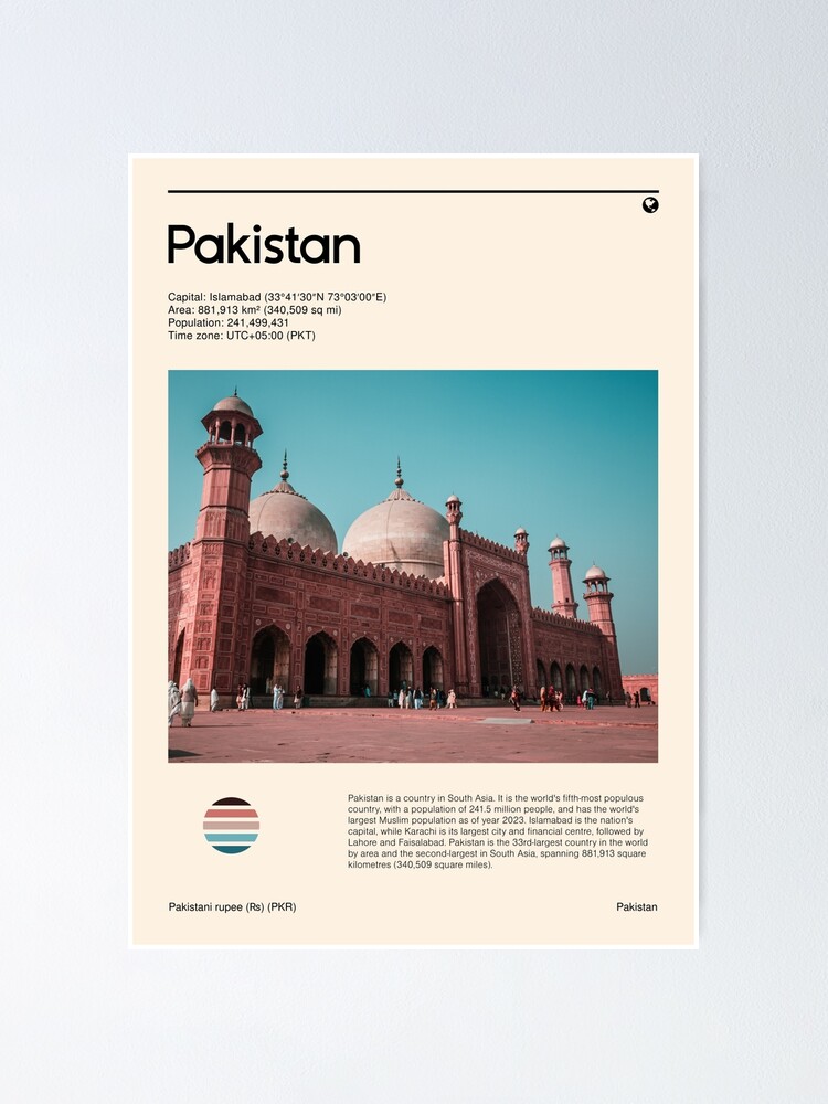 "Visit Pakistan (Travel poster)" Poster for Sale by RabbitK | Redbubble