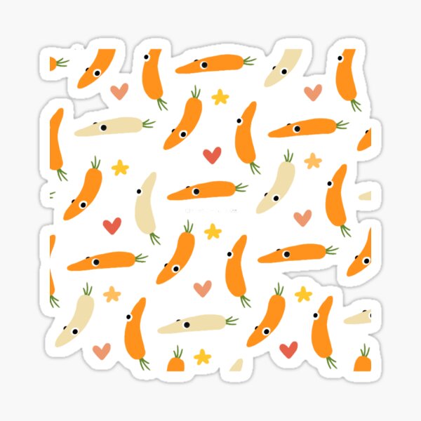"Rootle Bugsnax Pattern Long " Sticker for Sale by Lillygreenu | Redbubble