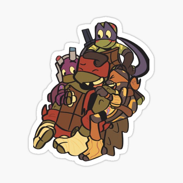 "Cute Rise Of The TMNT brothers " Sticker for Sale by mamashcha | Redbubble