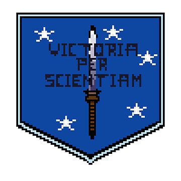 "Victoria Per Scientiam " Sticker for Sale by Venno9 | Redbubble