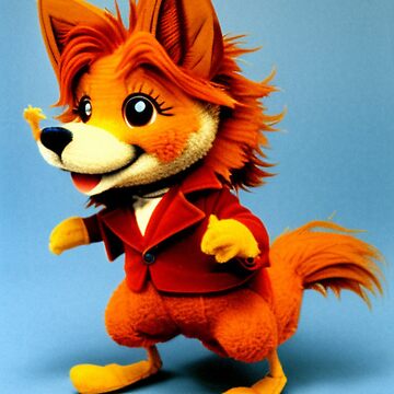 "Basil Brush - The Original TV Fox" Sticker for Sale by Sticking With ...