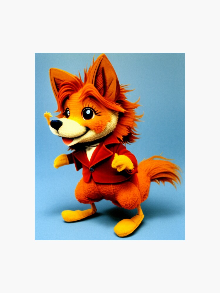 "Basil Brush - The Original TV Fox" Sticker for Sale by Sticking With ...
