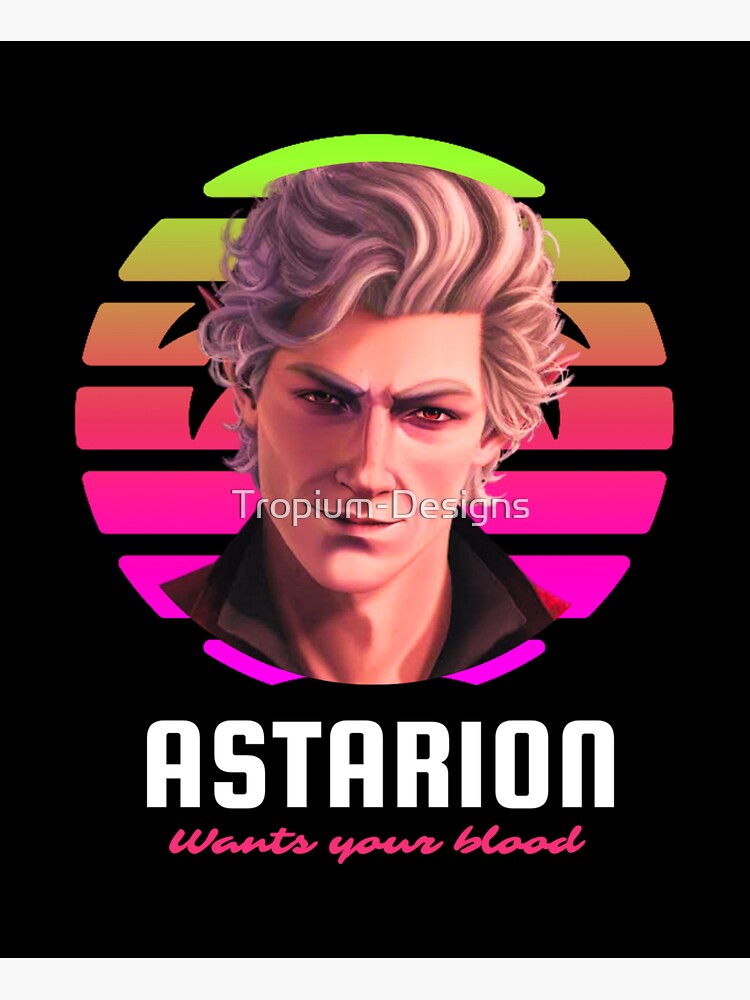 "Astarion " Sticker for Sale by Tropium-Designs | Redbubble