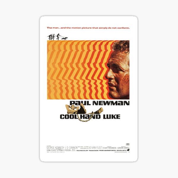 "Cool Hand Luke (1967)" Sticker for Sale by everettjam | Redbubble