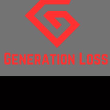 "Generation Loss Logo" Sticker for Sale by KAIASPENLEITER | Redbubble