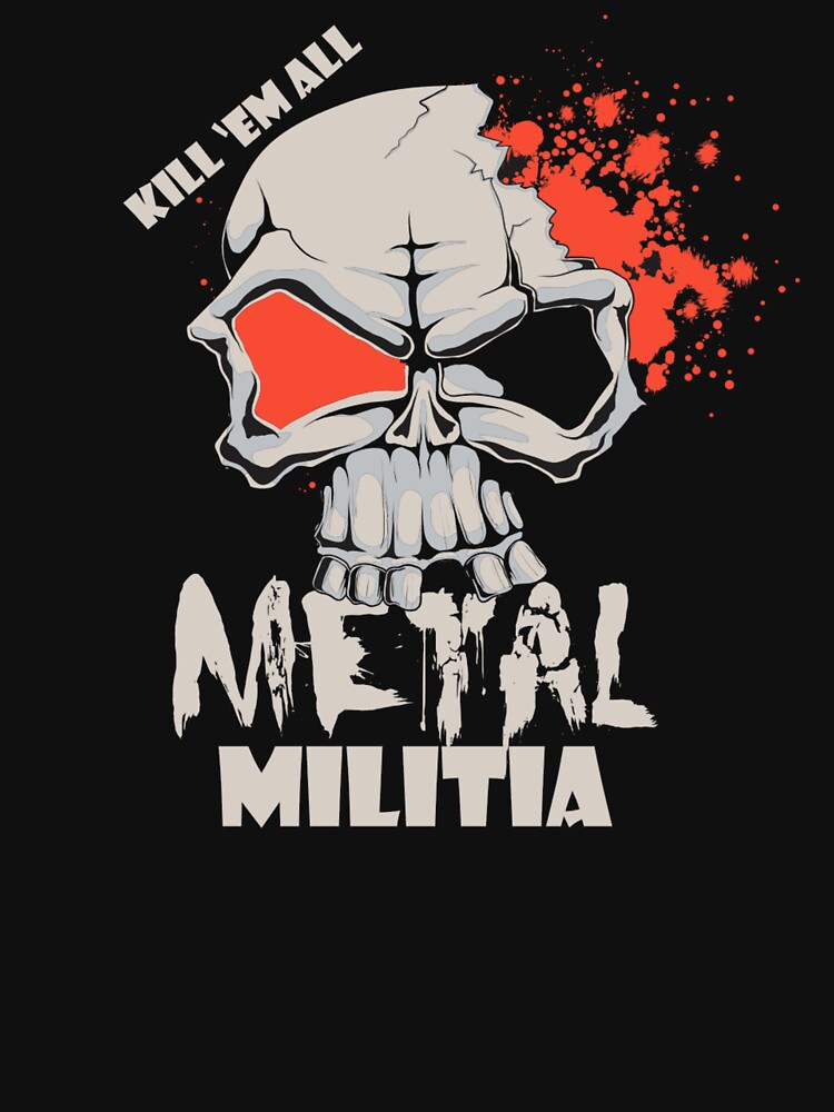 "Metal Militia" T-shirt by danielog199 | Redbubble | metal militia t ...