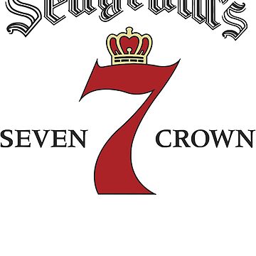 "7 CROWN" Sticker by LylMarois | Redbubble