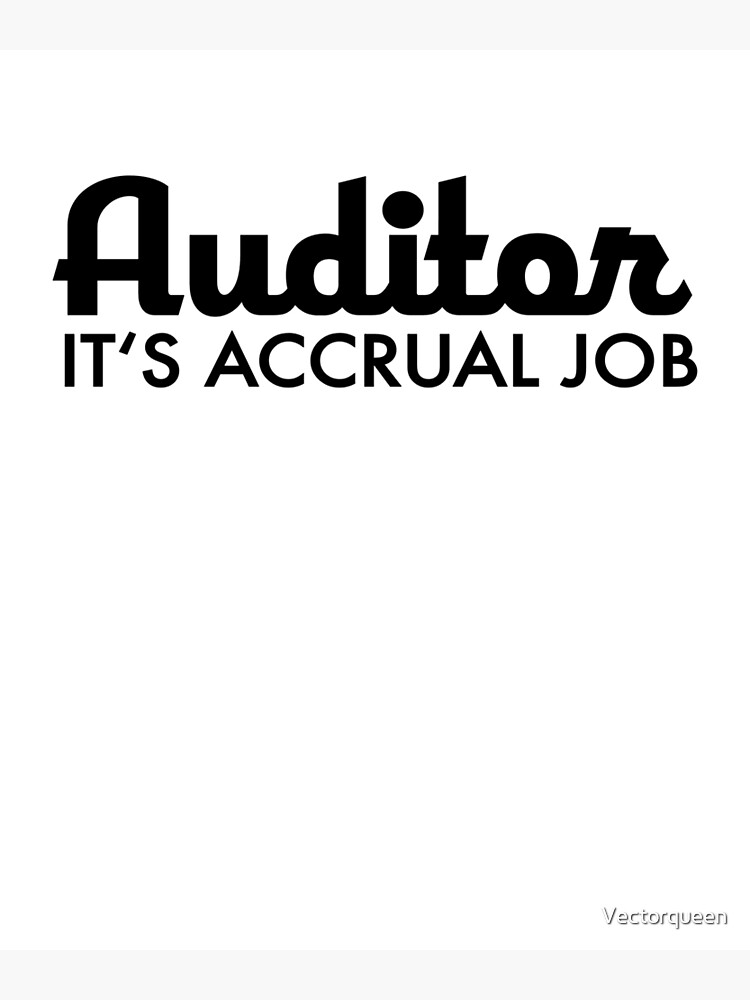 "Auditor" Poster by Vectorqueen | Redbubble