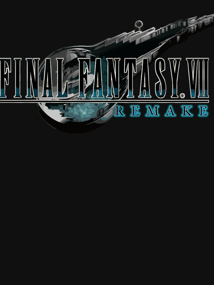 "FFVII Remake Final fantasy 7 logo remake new 2020" Essential T-Shirt ...