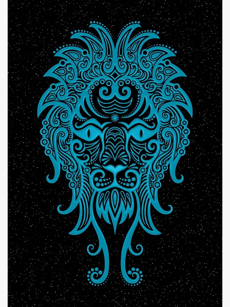 "Blue Leo Zodiac Sign in the Stars" Art Print by JeffBartels | Redbubble