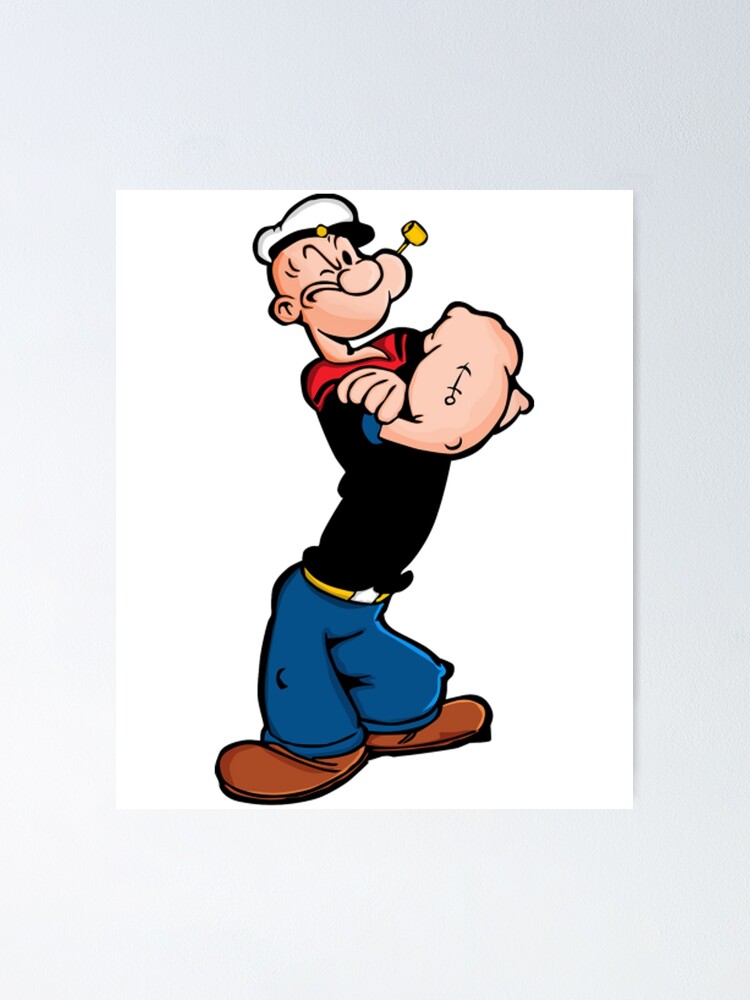 "Popeye the Sailor" Poster for Sale by servidshaynek | Redbubble