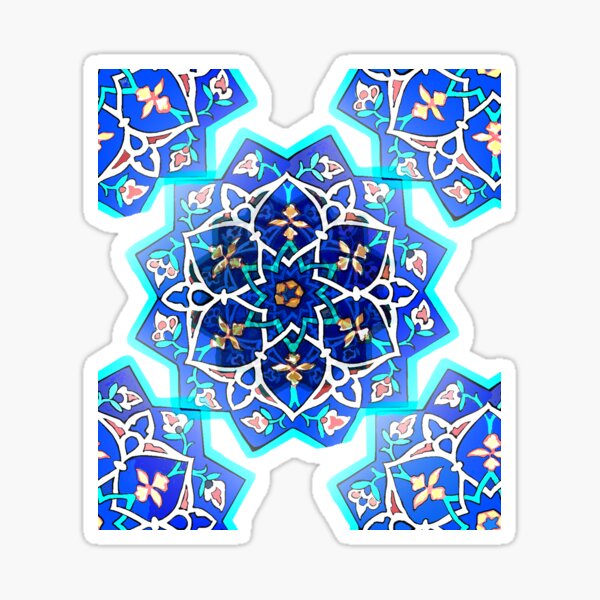 "Iranian Tile 2" Sticker for Sale by painterfrank | Redbubble