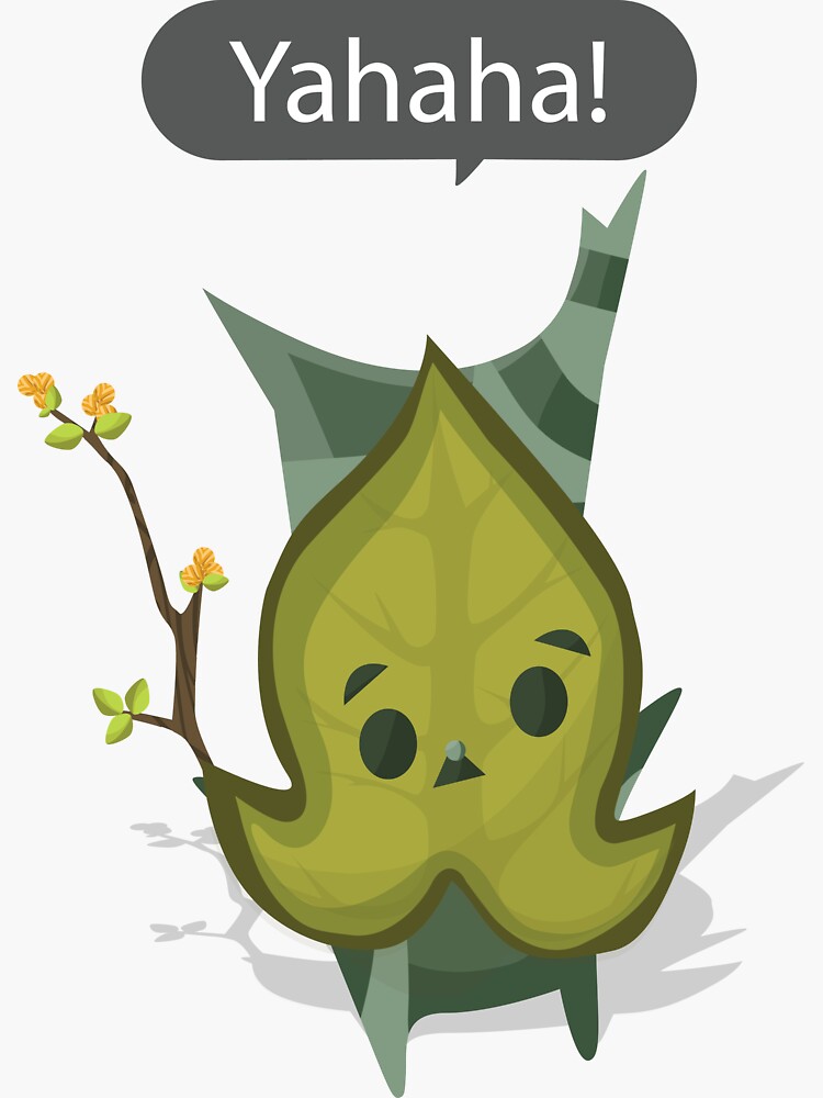 "korok yahaha!" Sticker for Sale by Fennik-M | Redbubble