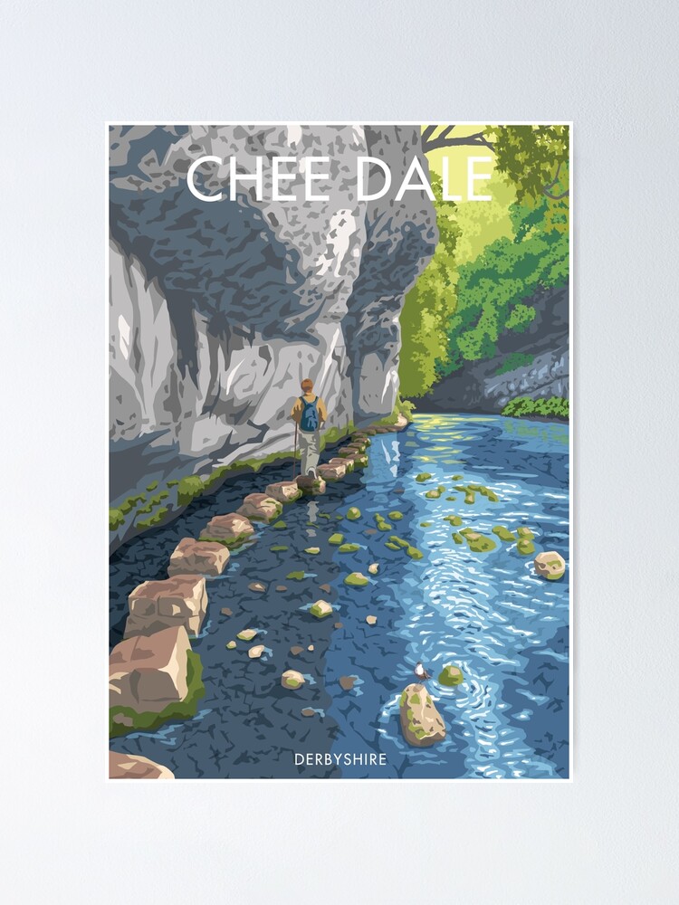 "Chee Dale Derbyshire" Poster by smillership | Redbubble