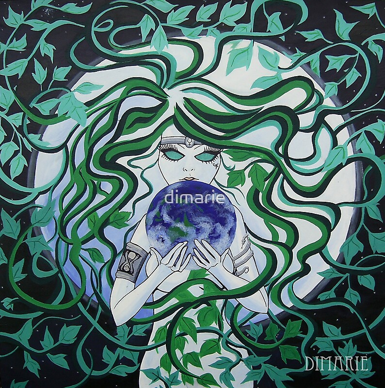 "Gaea, The Earth Goddess" by dimarie | Redbubble