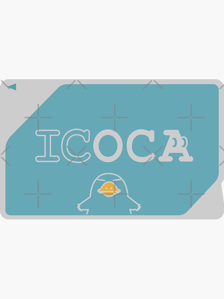 "Icoca Card" Sticker for Sale by cerealbox-labs | Redbubble