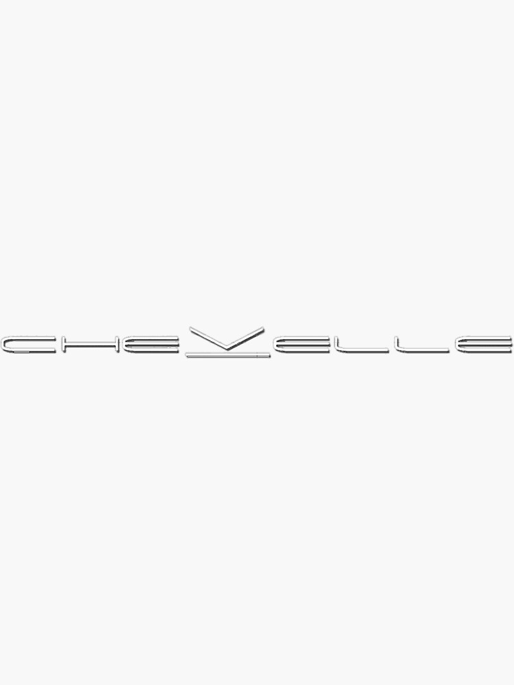 "Chevelle logo" Sticker for Sale by RobbSchneider | Redbubble