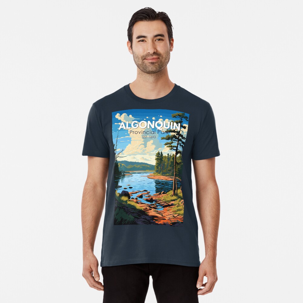 "Algonquin Provincial Park Travel Art Vintage" Poster for Sale by ...