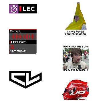 "Charles Leclerc sticker pack" Sticker for Sale by mahir56 | Redbubble