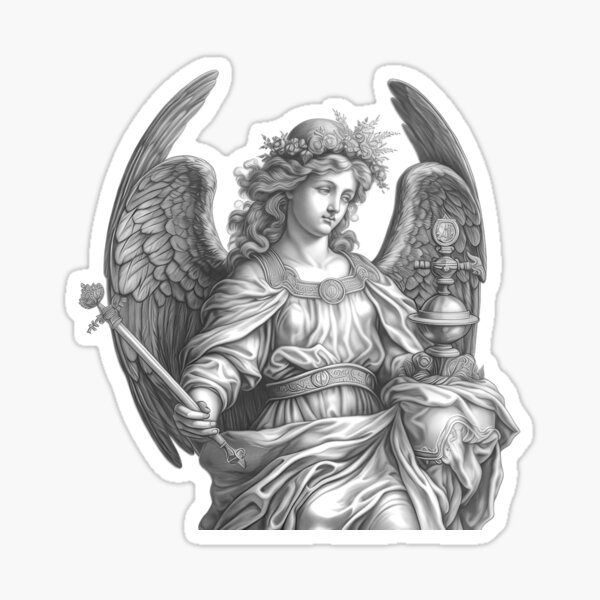 "Angel" Stickerundefined by Tomioka-Art | Redbubble