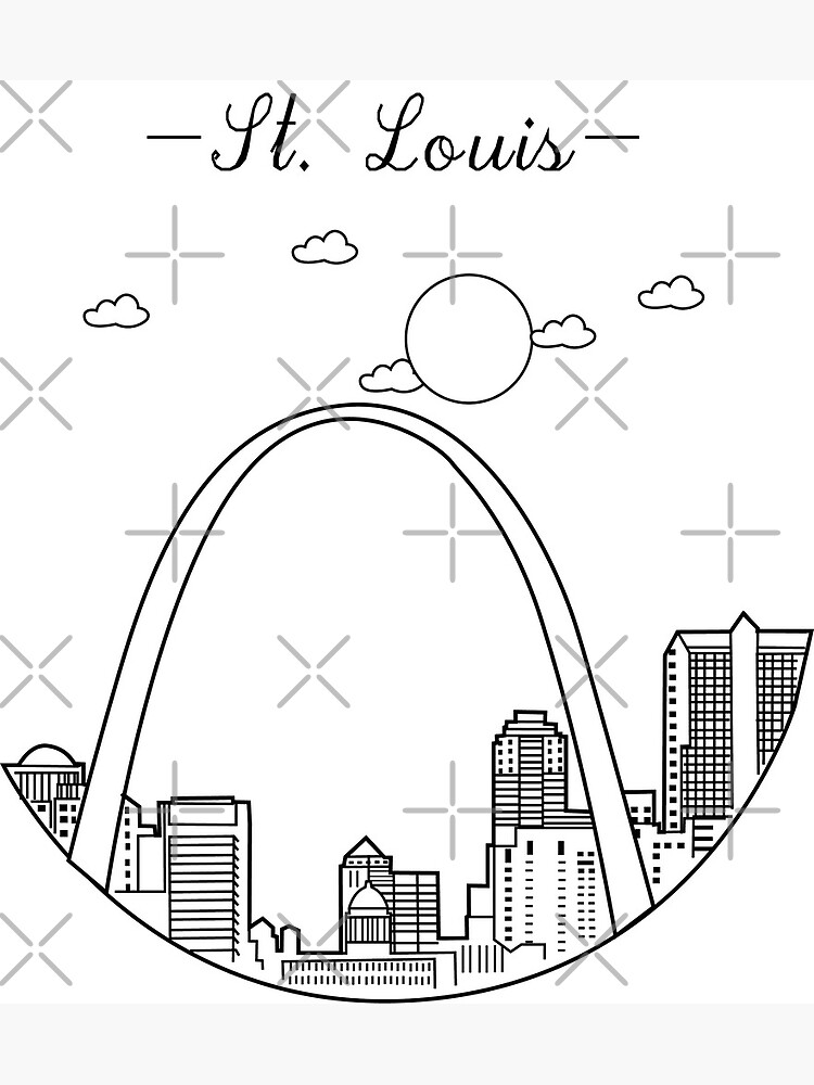 St Louis Arch Coloring Page V Ling: Bored