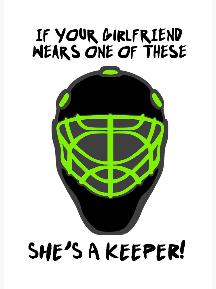 "Field Hockey Goalkeeper - She_s A Keeper! Funny Field Hockey Slogan ...