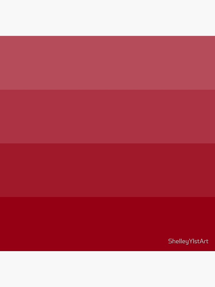 "Four Shades of Red" Poster for Sale by ShelleyYlstArt | Redbubble