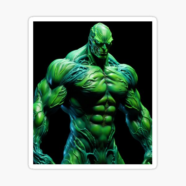 "Alien Monster Bodybuilder" Sticker for Sale by JLCableStudio | Redbubble