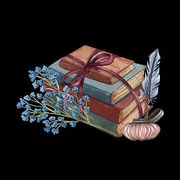 "Ribbon-Tied Cottagecore Books" Sticker for Sale by Cozy-Home10 | Redbubble
