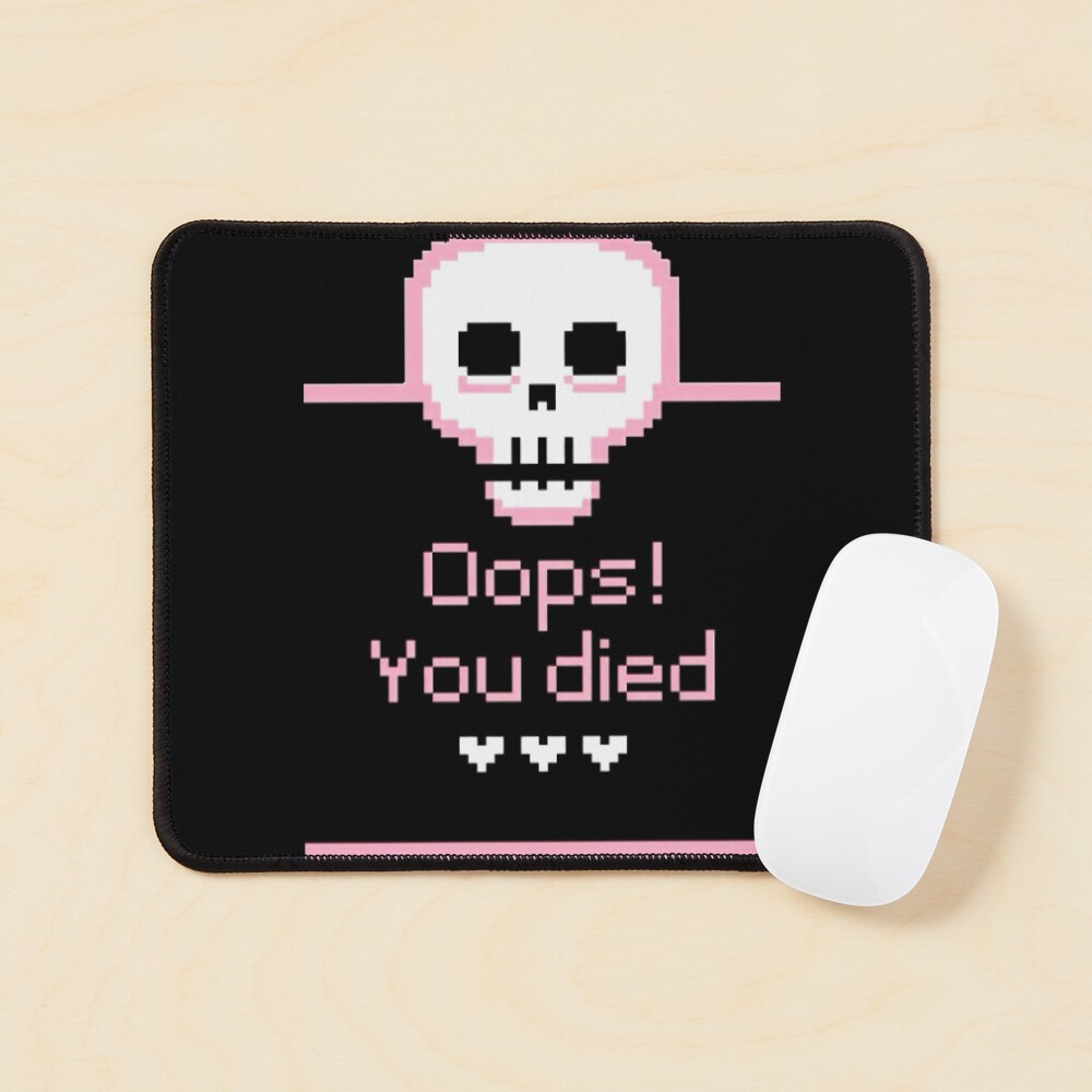 "Goth Oops! You died Cute " Sticker for Sale by umvodtom8 | Redbubble
