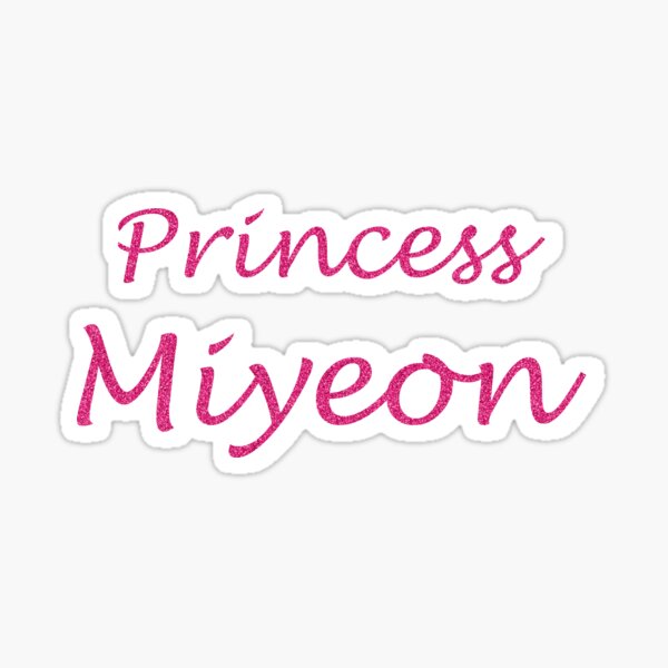 "Princess MIyeon" Sticker by UriSM | Redbubble